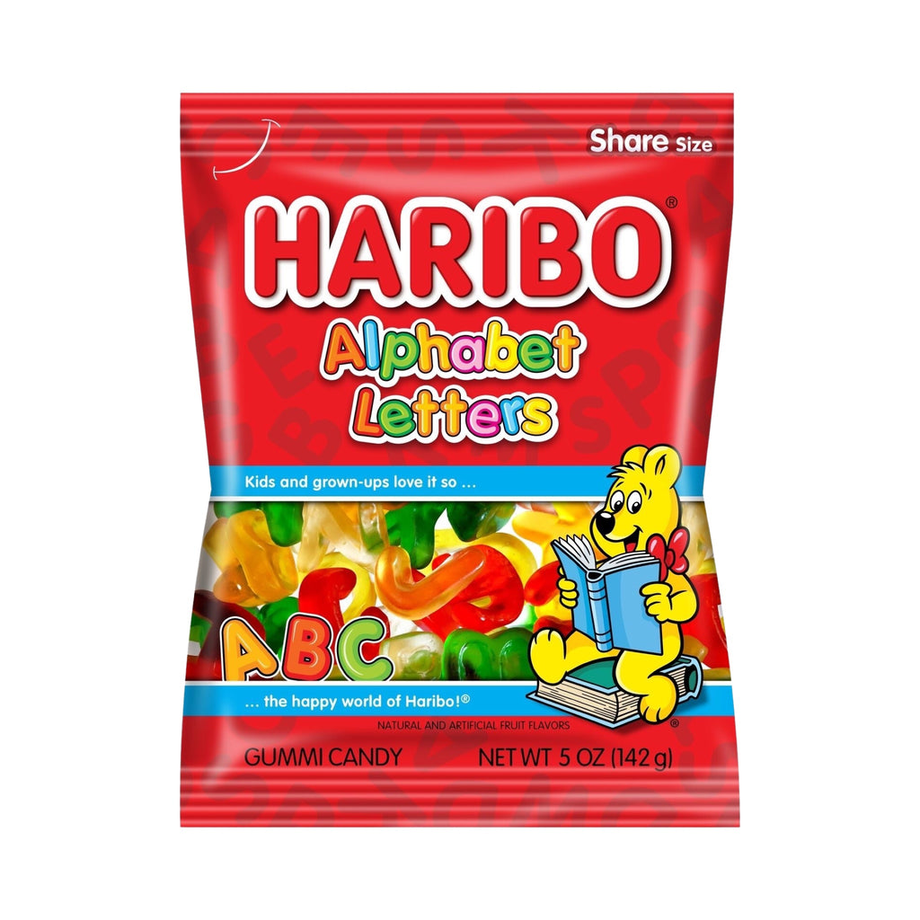 Haribo Alphabet Letters 5oz – Snack Rack City