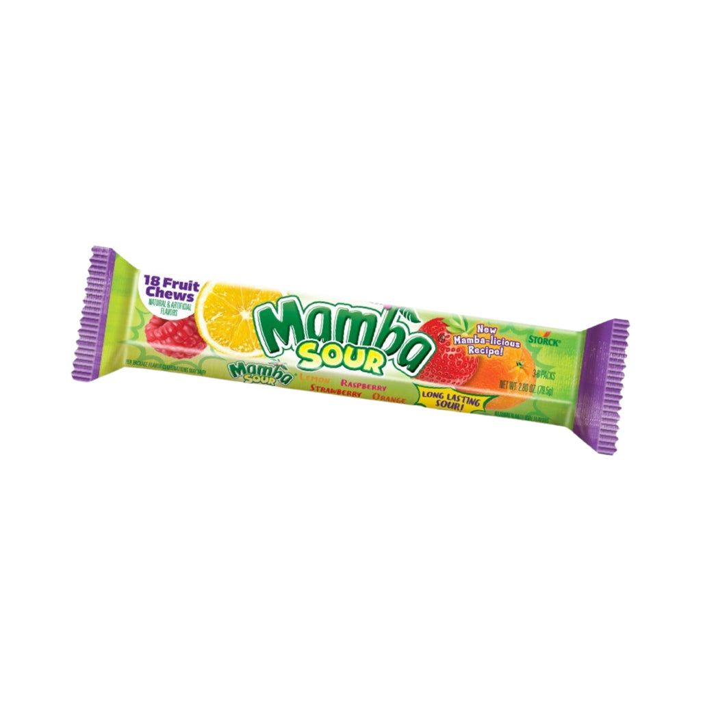 Mamba Fruit Chews Sour 2.8oz – Snack Rack City