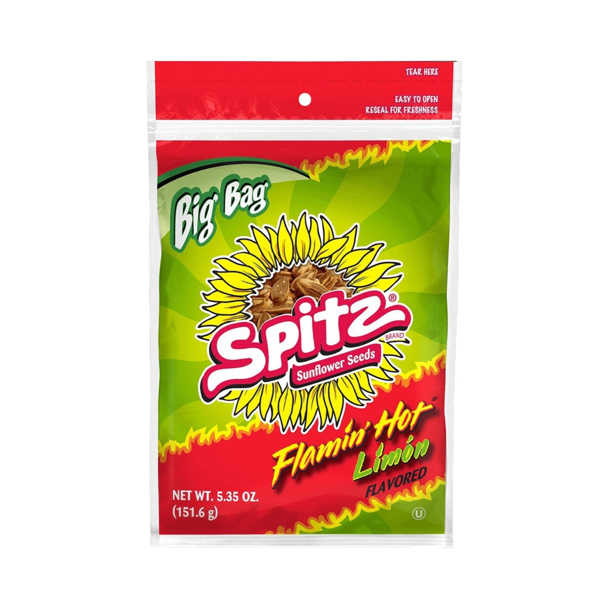 Spitz Flamin Hot Limon Sunflower Seeds 6oz – Snack Rack City